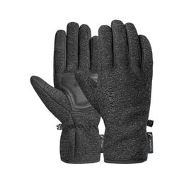 Reusch Damen Skihandschuhe "Meridian", grau, Gr. 9, unifarben, 95% Polyester, 4% Lederimitat, 1% Elasthan, Handschuhe, mit wasserdichter Funktion