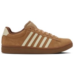 K-Swiss Herren Sneaker "COURT TIEBREAK II SDE", Gr. 42indian tan, cr&egrave;me brulee, gum, Leder, Schuhe