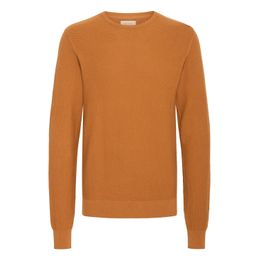 Blend Herren Strickfleece-Pullover "Strickpullover BHPullover", braun, Gr. L, Obermaterial: 100% Baumwolle CO., Pullover