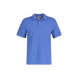 Gant Herren Poloshirt "Poloshirt Regular Shield Pique Polo 1er Pack", blau, Gr. XXL, Obermaterial: 100% Baumwolle CO., Shirts