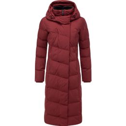 Ragwear Damen Wintermantel "Pavla Long Soft YOUMODO", rot, Gr. XL, Obermaterial: 100% Polyester, Innenfutter: 100% Polyester, Wattierung: 100%