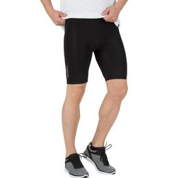 TRIGEMA Herren Funktionshose "TRIGEMA Kurze Radlerhose", schwarz, Gr. L, 85% Polyester (Bioactive), 15% Elasthan, Hosen