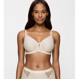 Triumph Damen Minimizer-BH "Wild Azalea Florale", Gr. 90, wei&szlig;, Microtouch, Obermaterial: 71% Polyamid, 26% Elasthan, 3% Polyester, unifarben, BHs,