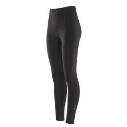 WINSHAPE Damen Leggings "Functional Comfort HWL117C", schwarz, Gr. M, 85% Polyester, 15% Elasthan, Hosen, mit V-Shape Applikation und Core-Bund