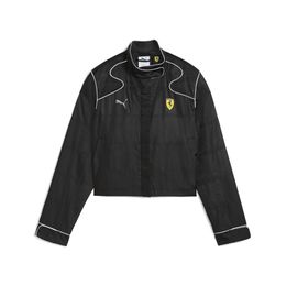 Puma Damen Bomberjacke "Scuderia Ferrari HP Premium Jacke Damen", schwarz, Gr. M, Obermaterial: 100% Polyester; Futter: 100% Polyester; F&uuml;llung: 100%