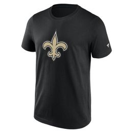 Fanatics Damen T-Shirt "Fanatics T-Shirt New Orleans Saints Primary Logo Graphic", schwarz, Gr. L, 100% Baumwolle, Shirts