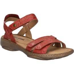 Josef Seibel Damen Sandale "Debra 62, rot", Gr. 38, rot, Obermaterial: 100% Rindsleder Leather cow., Schuhe