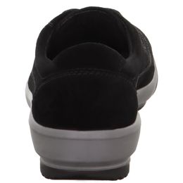 Legero Damen Sneaker "TANARO 5.0", Gr. 40, schwarz, Veloursleder, unifarben, Schuhe, Freizeitschuh, Halbschuh, Schn&uuml;rschuh mit softem Schaftabschluss