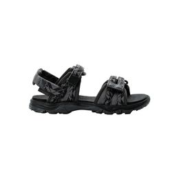Jack Wolfskin Kinder Outdoorsandale "2 IN 1 SANDAL K", Gr. 28, schwarz, Main Material Second Material Lining Sole 100% Rubber/ EVA, Schuhe