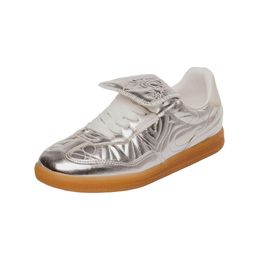 Steve Madden Damen Sneaker "Steve Madden Sneaker Lederimitat", Gr. 37, silber, Lederimitat, Schuhe