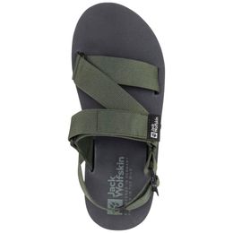 Jack Wolfskin Herren Sandale "URBAN ENTDECKUNG BELT SANDAL M", Gr. 11,5, gr&uuml;n, Main Material 100% Polyamide Sole, Schuhe