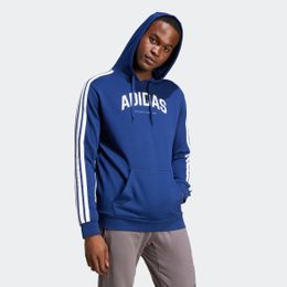 Herren Kapuzensweatshirt "M C COLLEG HOOD", blau, Gr. M, adidas Sportswear, Obermaterial: 70% Baumwolle, 30% Polyester, Sweatshirts