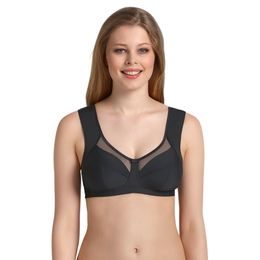 Damen Soft-BH "Clara", ANITA SINCE 1886, Gr. 95, schwarz, Obermaterial: 80% Polyamid, 20% Elasthan, BHs, breite Tr&auml;ger, hoher R&uuml;cken, dreigeteiltes