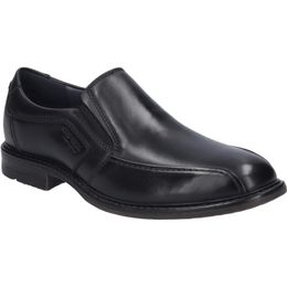 Josef Seibel Herren Slipper "Earl 13, schwarz", Gr. 43schwarz, Obermaterial: 100% Rindsleder Leather cow., Schuhe