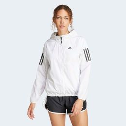 Damen Laufjacke "OTR B JKT", wei&szlig;, Gr. XL, adidas Performance, Obermaterial: 100% Polyester, Jacken