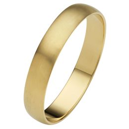 Firetti Damen Trauring "Schmuck Geschenk Gold 375 Hochzeit Ehering "LIEBE"", 53, ohne Brillant, Gelbgold 375, 4mm, gold, Gelbgold 375, Fingerringe,