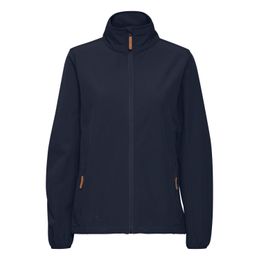 North Bend Damen Softshelljacke "Softshelljacke NBCorrina W W-PRO 8.000 mit wasserdichter Beschichtung", blau, Gr. 42, Obermaterial: 92% Polyamid PA.