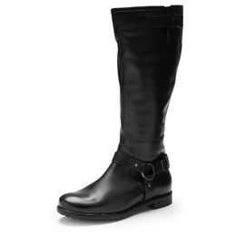 Ara Damen Stiefel "LIVERPOOL", Gr. 7,5, schwarz, Glattleder, unifarben, Schuhe, Damenstiefel mit Blockabsatz mit High Soft-Funktion