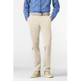 MEYER Herren Chinos "BONN", wei&szlig;, Gr. 27, unifarben, 98% Baumwolle, 2% Elasthan, Hosen, aus Winter-Canvas