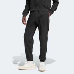 Herren Sporthose "ESS W PT", schwarz, Gr. S, adidas originals, Obermaterial: 65% Polyester, 35% Baumwolle, Hosen