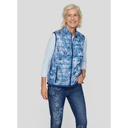 Rabe Damen Steppweste "Weste", blau, Gr. 50, 60%Polyester 40%Polyamid100%Polyester100%Polyamid, Westen