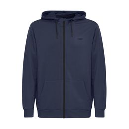 North Bend Herren Sweatjacke "Sweatjacke NBBrent", blau, Gr. L, Obermaterial: 66% Viskose CV. 30% Polyester PES. 4% Elasthan EL., Sweatjacken