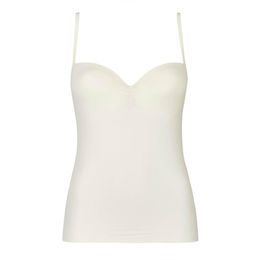 Nina von C. Damen BH-Hemd "BH Hemd mit gemoldeter B&uuml;ste Secret", Gr. 85, beige, Stoff, Obermaterial: 95% Polyamid PA. 5% Elasthan EL., BHs