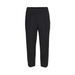 GOLDNER Damen Caprihose "Kurzgr&ouml;&szlig;e Trageangenehme 7/8-Rippenhose", schwarz, Gr. 22, Obermaterial: 100% Polyester COOLMAX PES(Coolmax)., Hosen