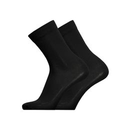 UphillSport Damen Socken "MERINO LIGHT", Gr. 35, schwarz, 58% Wolle, 40% Polyamid, 2% Elasthan, unifarben, Socken, 2er-Pack mit Woll-Anteil
