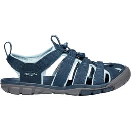 Keen Damen Sandale "CLEARWATER CNX", Gr. 38navy, blau glow, Synthetik, Schuhe, waschbar,schnelltrocknend, Zehenschutz, sto&szlig;d&auml;mpfend