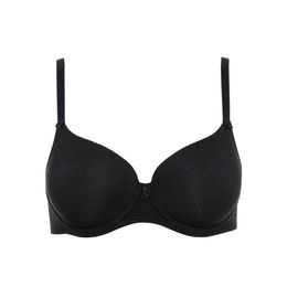 LISCA Damen Schalen-BH "Schalen BH Ines", Gr. 90, schwarz, Stoff, Obermaterial: 95% Baumwolle CO. 5% Elasthan EL., BHs