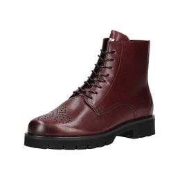 H&ouml;gl H&Ouml;GL Damen Schn&uuml;rstiefelette "H&ouml;gl Stiefelette Leder", Gr. 38,5, rot, Leder, Schuhe