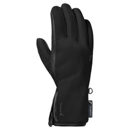 Reusch Damen Skihandschuhe "TIFFANY R-TEX XT"schwarz, schwarz, Gr. 6,5, mehrfarbig, 88% Polyamid, 8% Ziegenleder, 4% Elasthan, Handschuhe, mit