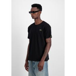 Herren T-Shirt "3D Small Logo T-Shirt", schwarz, Gr. XL, Alpha Industries, Obermaterial: 100% Baumwolle, Shirts