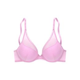 s.Oliver Damen Push-up-BH "Charlotte", Gr. 70, pink, Microtouch, Obermaterial: 60% Polyamid, 35% Polyester, 5% Elasthan, BHs, in dezenter