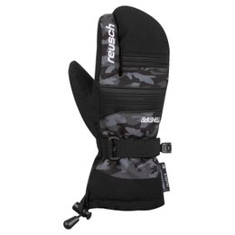 Reusch M&auml;dchen F&auml;ustlinge "Kondor R-TEX XT Junior Lobster", schwarz, Gr. 5,5, mehrfarbig, 87% Polyester, 11% Lederimitat, 2% Elasthan, Handschuhe,