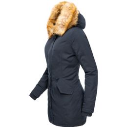 Marikoo Damen Wintermantel "Karmaa", blau, Gr. S, Obermaterial: 100% Polyester; Futter: 100% Polyester; Wattierung: 100% Polyester; &Auml;rmelfutter: 100%
