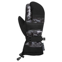 Reusch M&auml;dchen F&auml;ustlinge "Kondor R-TEX XT Junior Lobster", schwarz, Gr. 5, mehrfarbig, 87% Polyester, 11% Lederimitat, 2% Elasthan, Handschuhe, mit