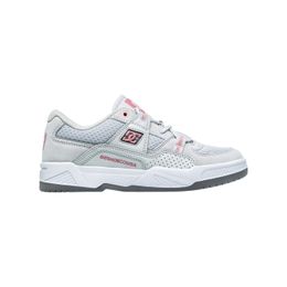 DC Shoes Damen Sneaker "Construct", Gr. 7, grau, Obermaterial:54.6% Leder, 20.9% Synthetikmaterial, 25.5% Polyester., Schuhe