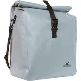 Fahrradtasche, B/H/T: 27cm x 49cm x 14cm 18, grau, GREENLANDS BICYCLE BAGS, Taschen