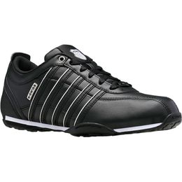 K-Swiss Herren Sneaker "Arvee 1.5", Gr. 47, schwarz-wei&szlig;, Leder, Schuhe