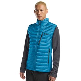 Jack Wolfskin Damen Funktionsweste "ROUTEBURN PRO INS VEST M", blau, Gr. XL, Obermaterial: 100% POLYESTER; Kontrast:93% POLYESTER, 7% Elastan;
