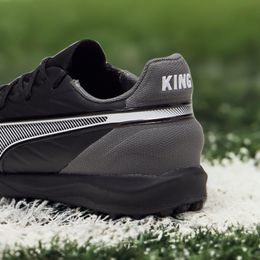 Puma Kinder Fu&szlig;ballschuh "KING MATCH TT Fu&szlig;ballschuhe Jugendliche", Gr. 34, wei&szlig;, Obermaterial: Textil, Synthetik. Futter: Textil. Innensohle: