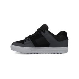 DC Shoes Herren Winterboots "Pure Wnt", Gr. 8,5, schwarz, Obermaterial: Leder [Kuh] / Futter: Textil / Au&szlig;ensohle: Gummi., Schuhe