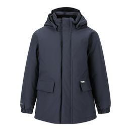 ZIGZAG Kinder Outdoorjacke "Malic", blau, Gr. 152, unifarben, 100% Polyester, Jacken, in atmungsaktiver Qualit&auml;t