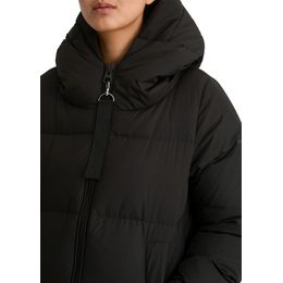 Marc O'Polo MARC O'POLO Damen Daunenmantel, schwarz, Gr. 42, Web, Obermaterial: 100% Polyester. Futter: 100% Polyamid. F&uuml;llung: 80% Daunen, 20% Federn, M&auml;ntel,