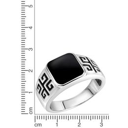 Firetti Herren Fingerring "Schmuck Geschenk Silber 925 Silberring M&auml;ander", 22, Silber 925 (Sterlingsilber), 4mm, silber, Silber 925
