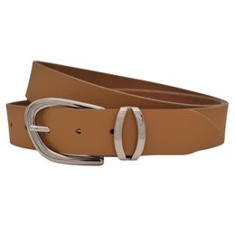 AnnaMatoni Damen Lederg&uuml;rtel "AnnaMatoni Lederg&uuml;rtel Lora2 Lederg&uuml;rtel Lora2", beige, Gr. 115, 100% Leder, G&uuml;rtel