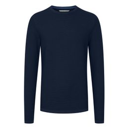 11 Project Herren Strickfleece-Pullover "Strickpullover PRFrode", blau, Gr. XXL, Obermaterial: 100% Baumwolle CO., Pullover