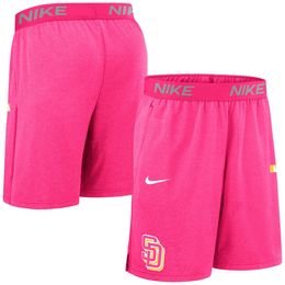 Nike Mädchen Sporthose "Nike Shorts San Diego Padres Nike City Connect Knit"pink, Gr. XL, 100% Polyester, Hosen